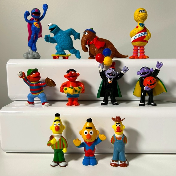 Sesame Street | Toys | Vintage Jim Henson Applause Sesame Street Pvc ...